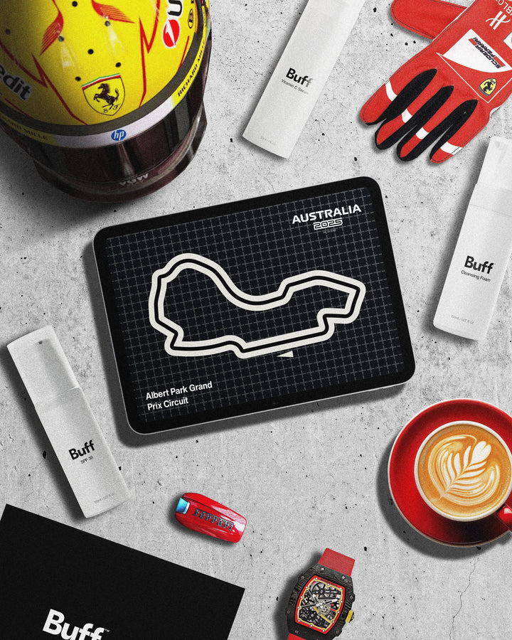 The skincare routine for F1 drivers – Buff